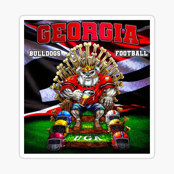 "Georgia Bulldogs Gifts & Swag" Sticker for Sale by ArtOfWarStudios ...