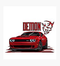 Dodge Demon Wall Art | Redbubble