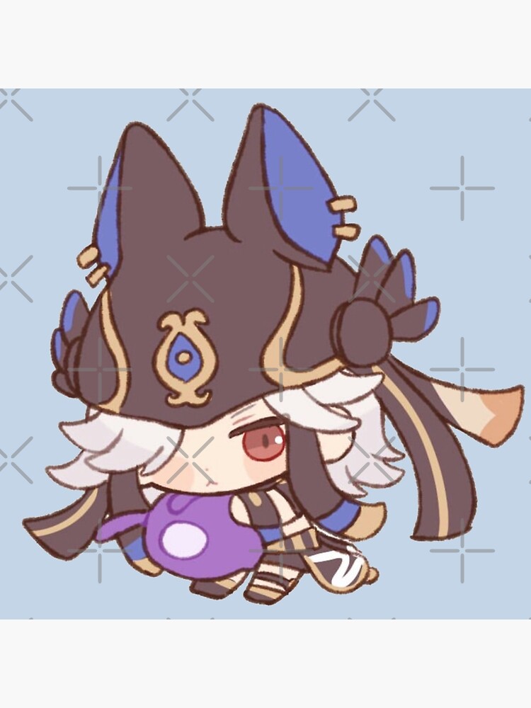 "Cyno Chibi Kawaii - Genshin Impact" Art Print for Sale by Sara2806 ...