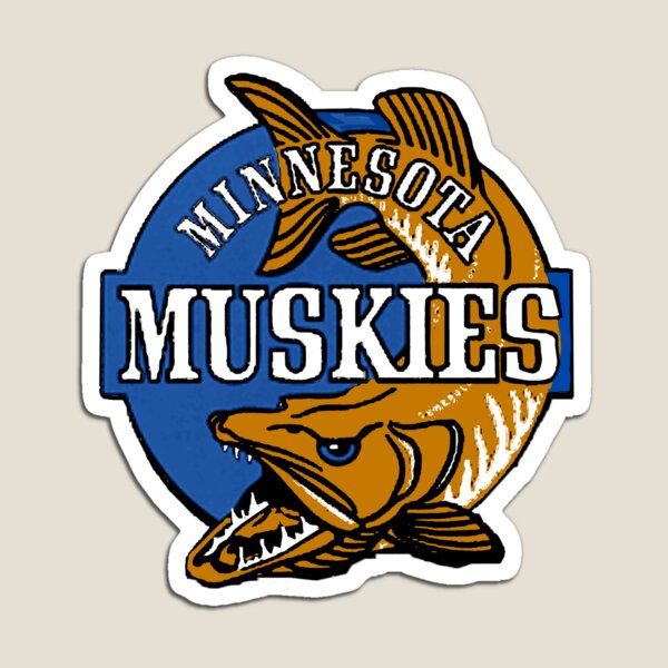 "Minnesota muskies" Magnet for Sale by airplanebrand | Redbubble