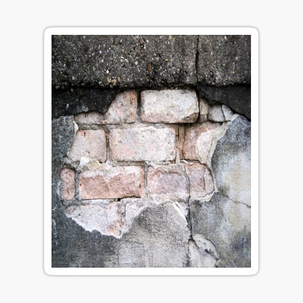 "Old crumbling stone wall" Sticker for Sale by frankuffmann | Redbubble