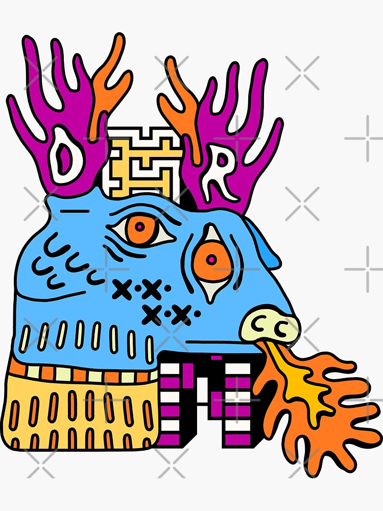 "X Dragon X" Sticker for Sale by FariedDjanoear | Redbubble