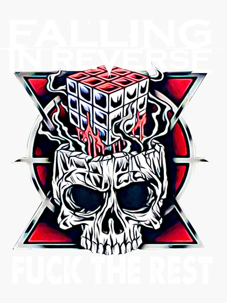 Pegatina «Logo monstruo cayendo volviendo a casa rock amor música» de ...