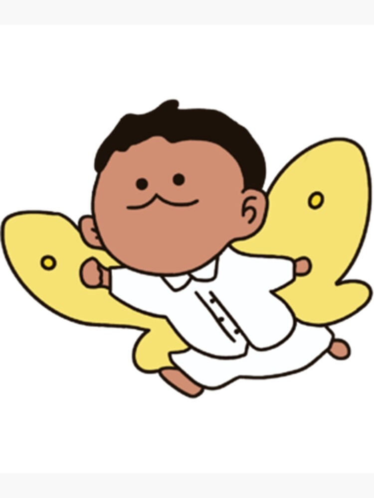 "Phil as a butterfly (yellow) The Promised Neverland " Poster for Sale ...