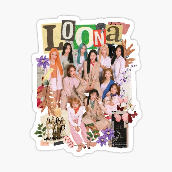 "LOONA KPOP" Sticker for Sale by carwyndorother | Redbubble