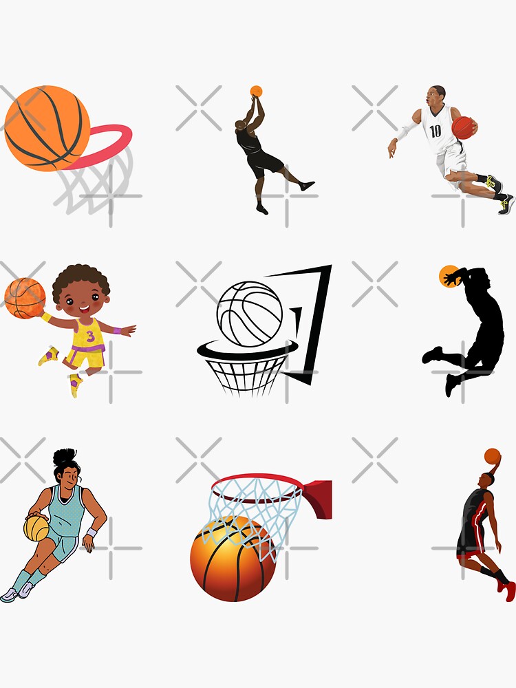 "Stickers For Laptop Basketball Pack" Sticker for Sale by Infanto0583 ...