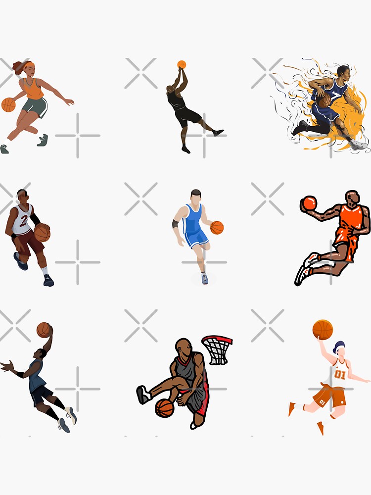 "Stickers For Laptop Basketball Pack" Sticker for Sale by Suraj0285 ...