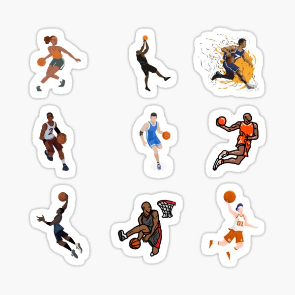 "Stickers For Laptop Basketball Pack" Sticker for Sale by Suraj0285 ...