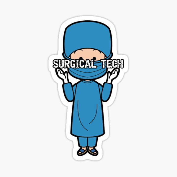 "Surgical Tech" Sticker for Sale by MEDICALDREAM | Redbubble
