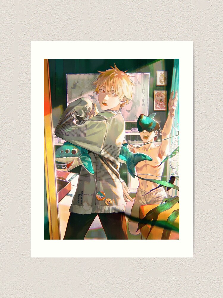 "Normal Days Denji & Beam | chainsaw man" Art Print for Sale by AoiDoi ...