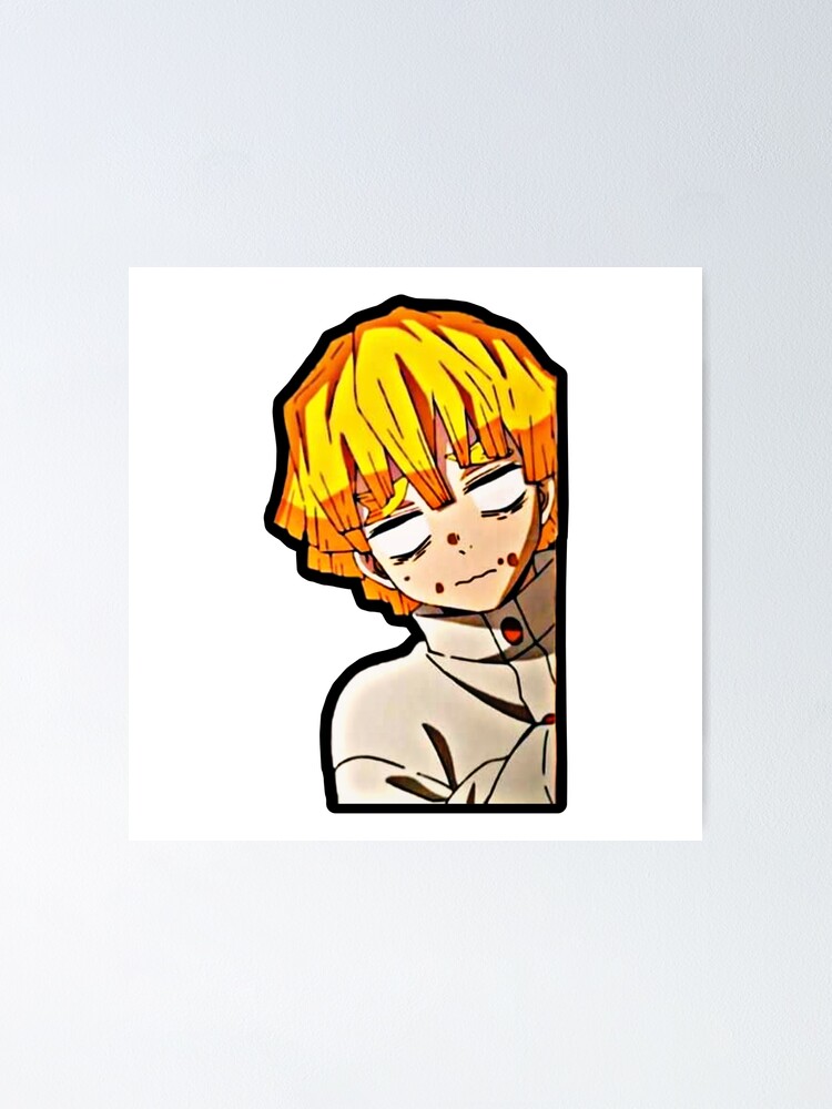 "Scarred Zenitsu ~ Demon Slayer" Poster for Sale by lotr-fan | Redbubble