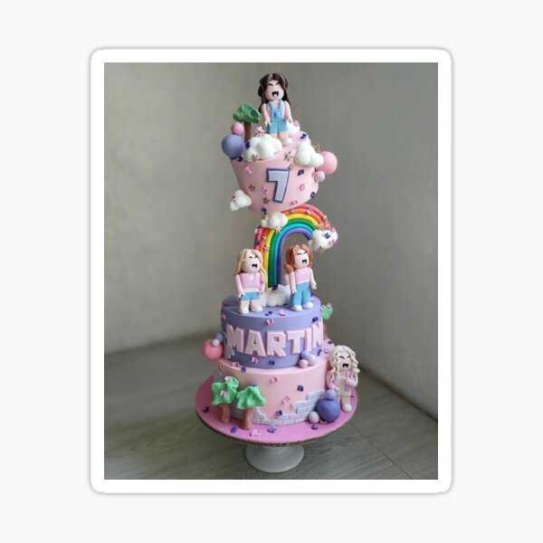 "Cloudy Fondant Cake" Sticker for Sale by TSNstore | Redbubble
