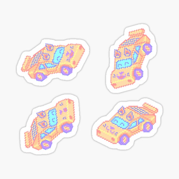 "Cute Rally Car!" Sticker for Sale by gaidenblk | Redbubble