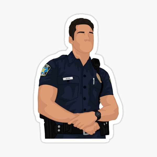 "Carlos Reyes | 911 LoneStar" Sticker for Sale by icantdrawfaces ...