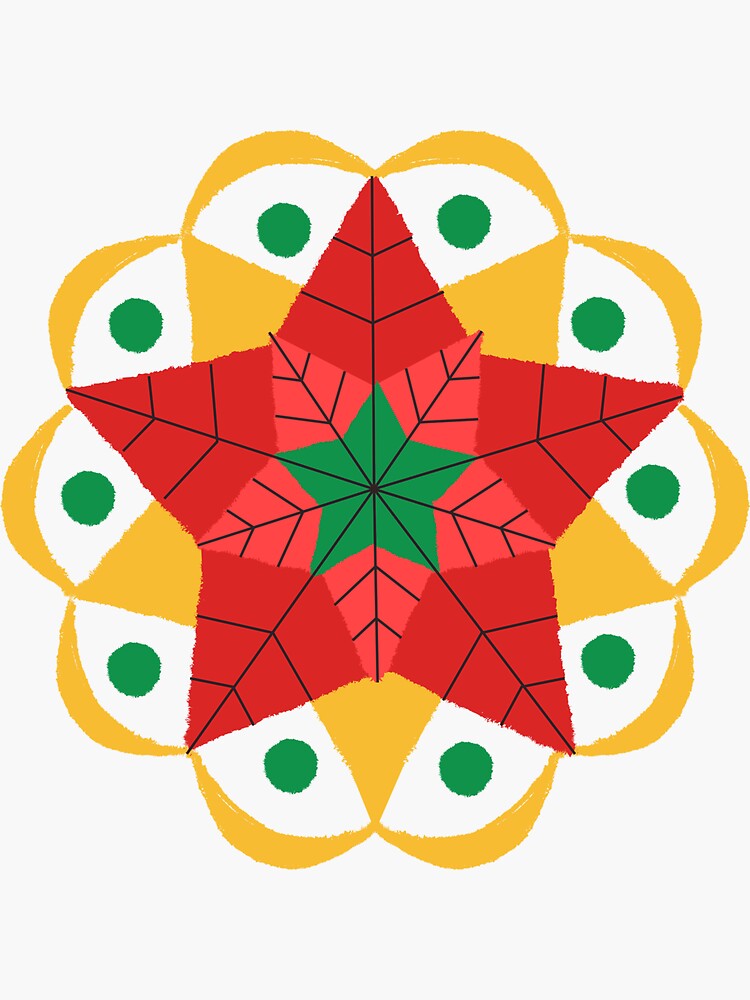 "christmas parol" Sticker for Sale by chokshop | Redbubble
