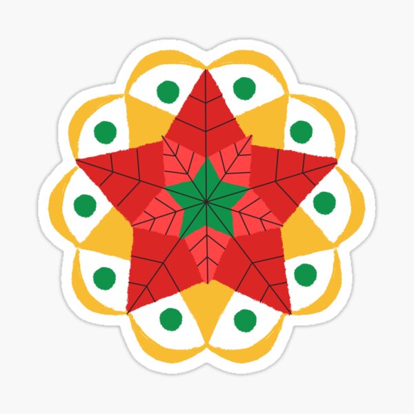 "christmas parol" Sticker for Sale by chokshop | Redbubble