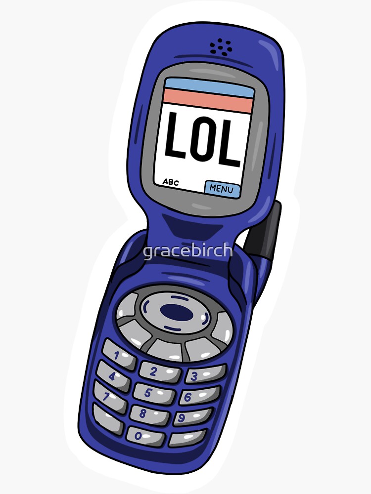 "LOL Phone from A Cinderella Story" Sticker for Sale by gracebirch ...