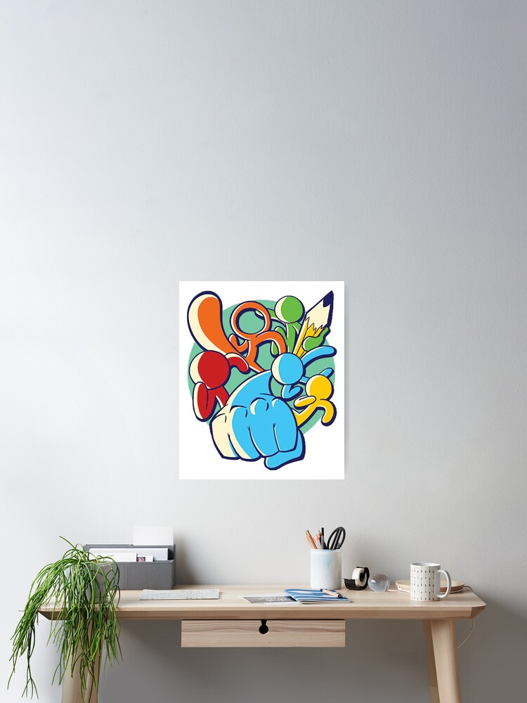 "Alan Becker - Alan Becker Stick Figures" Poster for Sale by ...