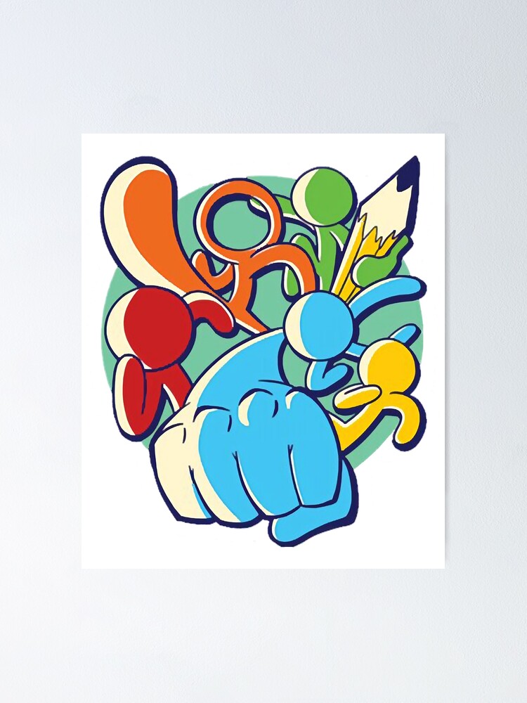 "Alan Becker - Alan Becker Stick Figures" Poster for Sale by ...