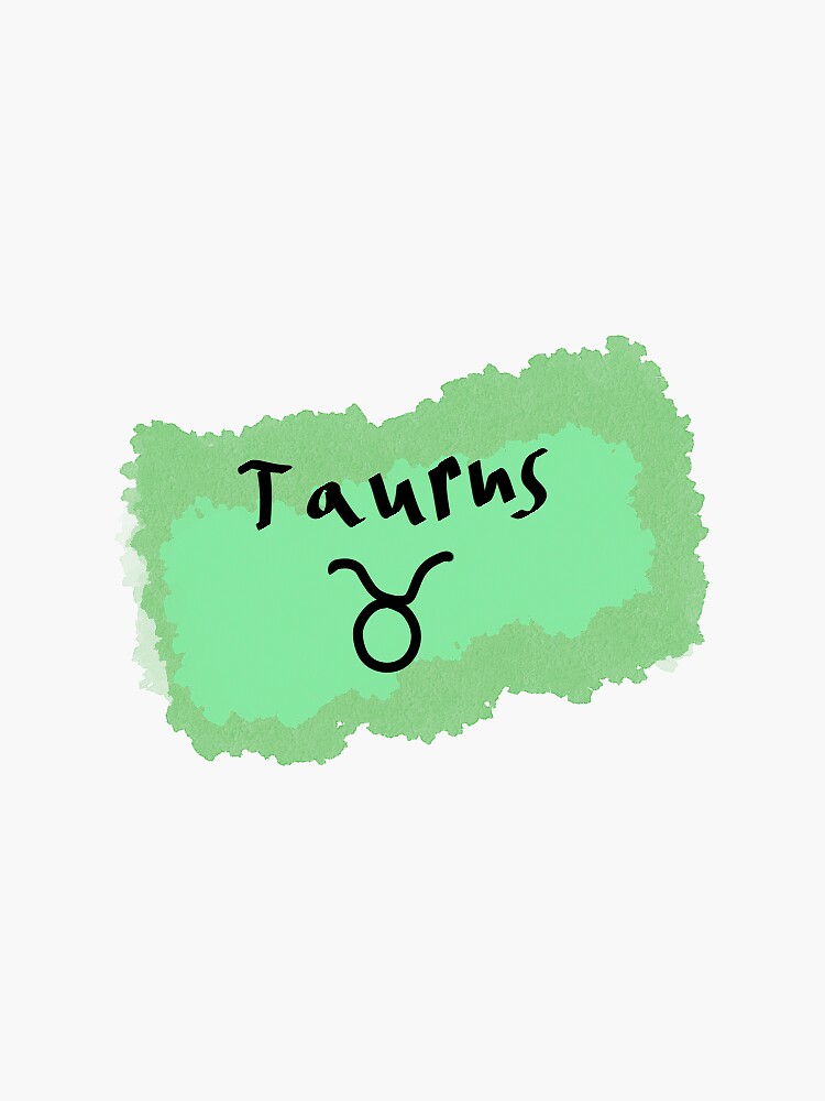 "Taurus " Sticker for Sale by SinnohChampion | Redbubble
