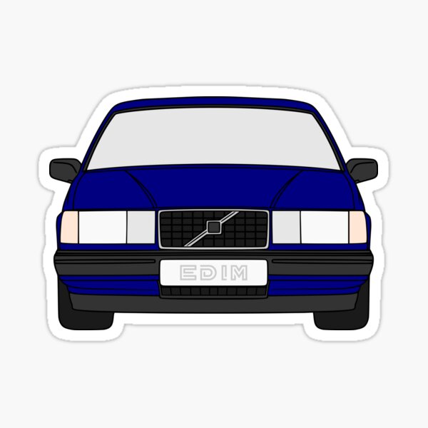 "Volvo 940 Turbo USA eggcrate blue color best t-shirt design ...