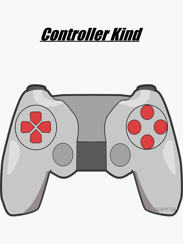 "controller motive saying: controller child" Sticker for Sale by ...