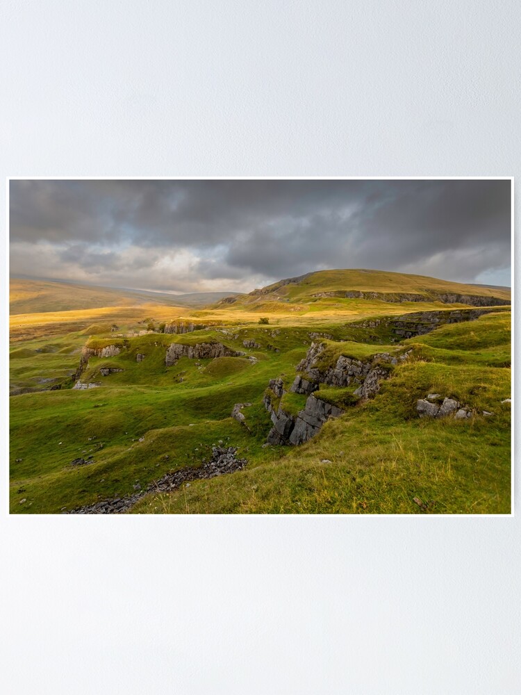 "Limestone quarries in South Wales" Poster for Sale by leightoncollins ...