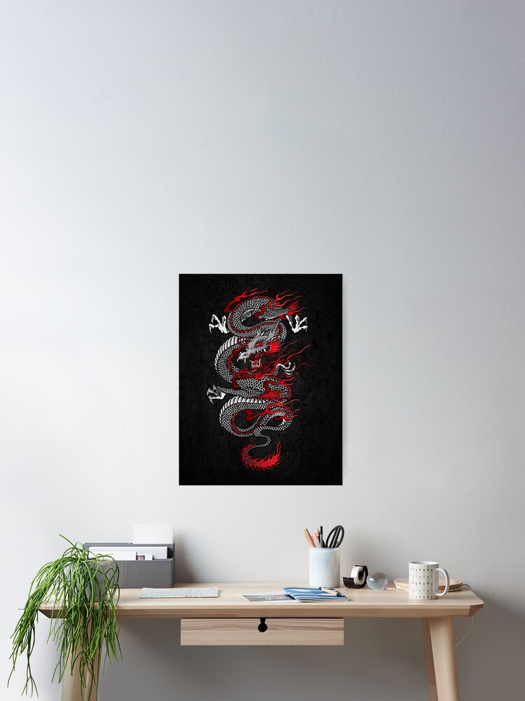 "Asian Dragon" Poster for Sale by DCornel | Redbubble