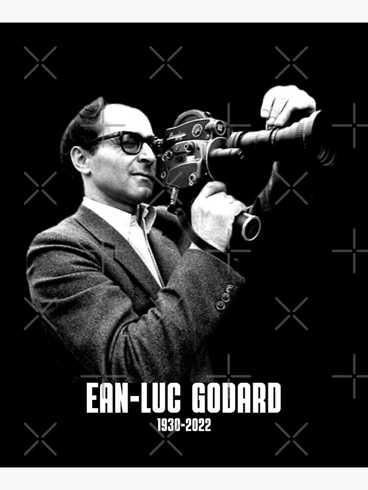 "Jean-Luc Godard" Sticker for Sale by Mihraone | Redbubble