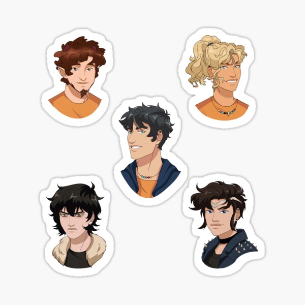 "Percy Jackson and the Olympians" Sticker for Sale by jiazdoodlez ...