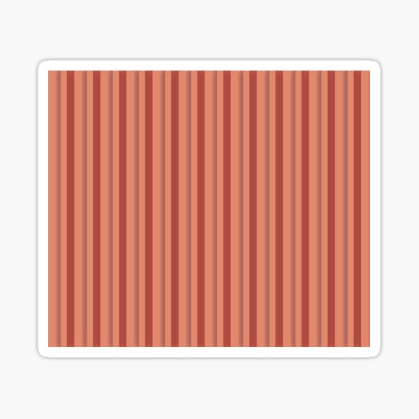 "Peach striped | Peach Solid Color | Peach Blue stripes" Sticker for ...