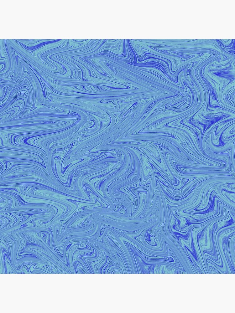 "Light Blue and Dark Blue Fluid Abstract Art " Poster for Sale by ...