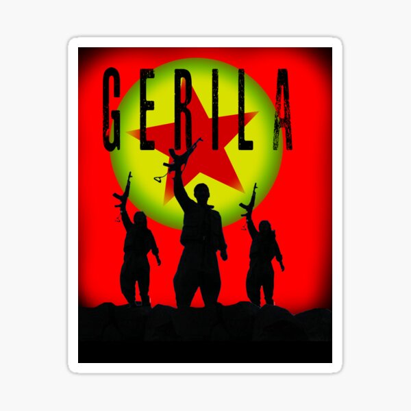 "GERILA KURDISTAN " Sticker for Sale by KurdishShops | Redbubble