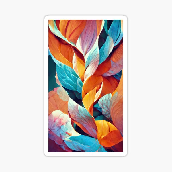 "Into the Abstract number 32" Sticker for Sale by 73-Art | Redbubble