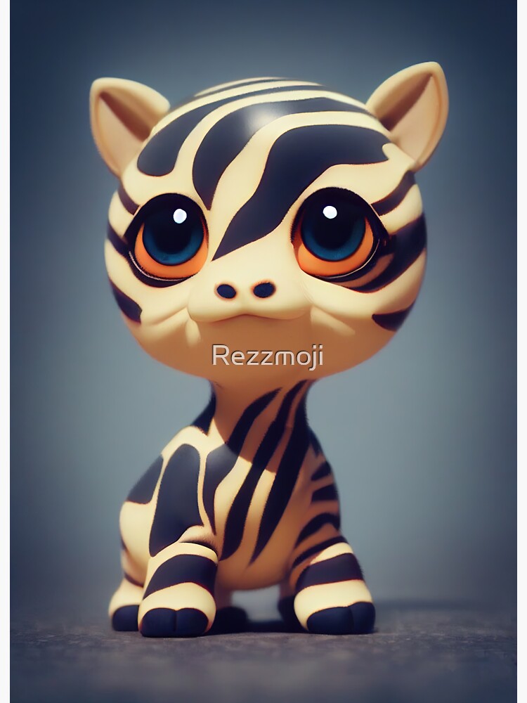 "Zebra Mini" Sticker for Sale by Rezzmoji | Redbubble