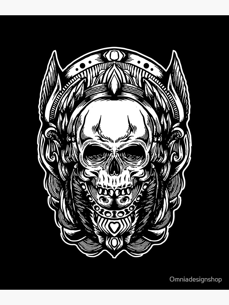 "Dark Skeleton - Demon/Alt/Gothic" Poster for Sale by Omniadesignshop ...