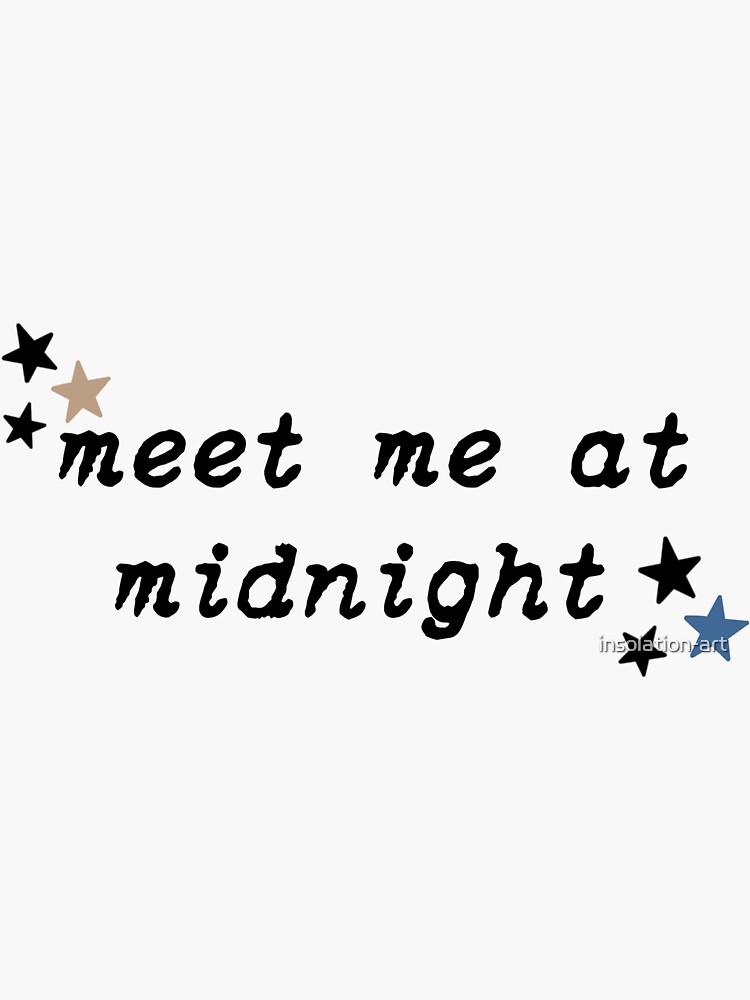 "Midnight Taylor Swift ts Sticker" Sticker for Sale by insolation-art ...