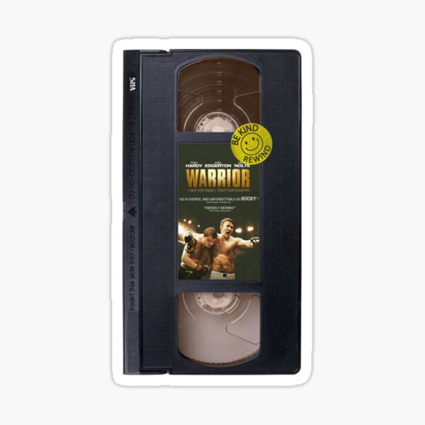 "Warrior VHS" Sticker for Sale by MPDDesigner | Redbubble