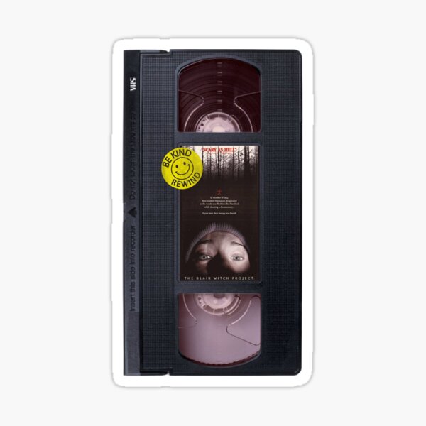 "The Blair Witch Project VHS" Sticker for Sale by MPDDesigner | Redbubble