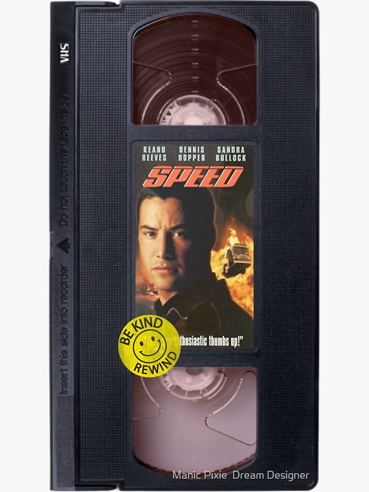 "Speed VHS" Sticker for Sale by MPDDesigner | Redbubble