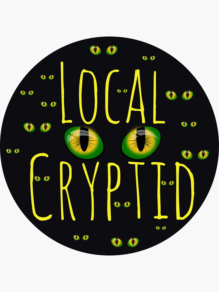 "Local Cryptid" Sticker for Sale by stinkposting | Redbubble