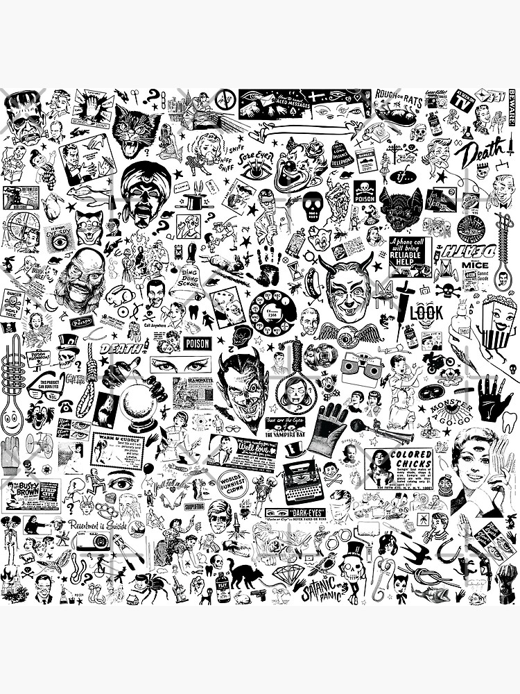 "Crap Hound Vintage Zine Collage" Poster for Sale by BuzzardLunch ...