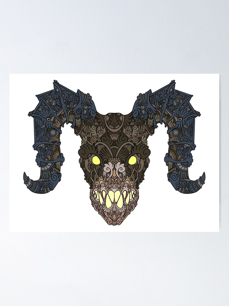 Póster «Fallout deathclaw mutante monstruo azteca inspirado arte ...