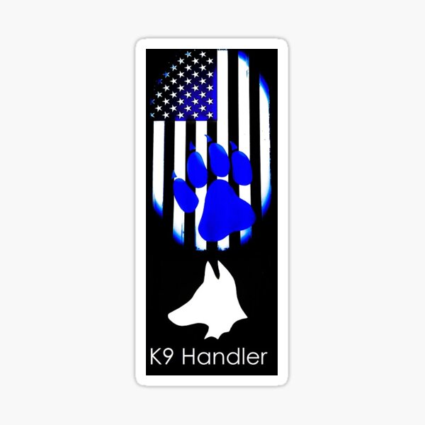 "US K-9 Handler" Sticker by barryknauff | Redbubble