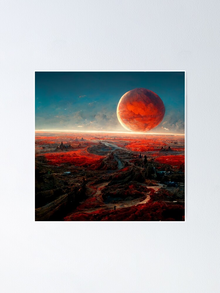 "Planetary Collision Artwork from Plant Surface" Poster for Sale by ...