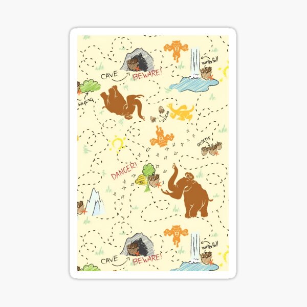 "Map" Sticker for Sale by Aeyssa | Redbubble