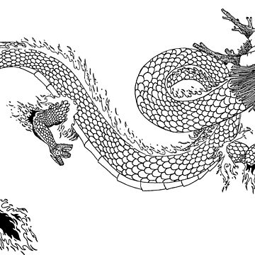 "Flying Serpent" Sticker for Sale by machuul | Redbubble