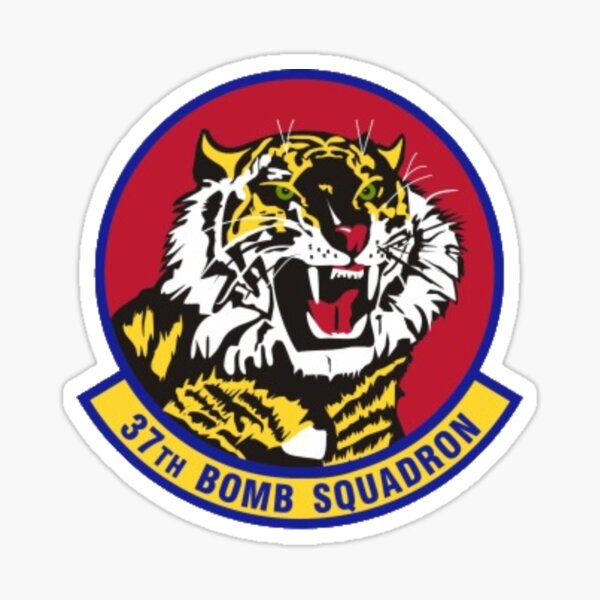 "37th Bomb squadron" Sticker for Sale by DuckDuckJeep | Redbubble