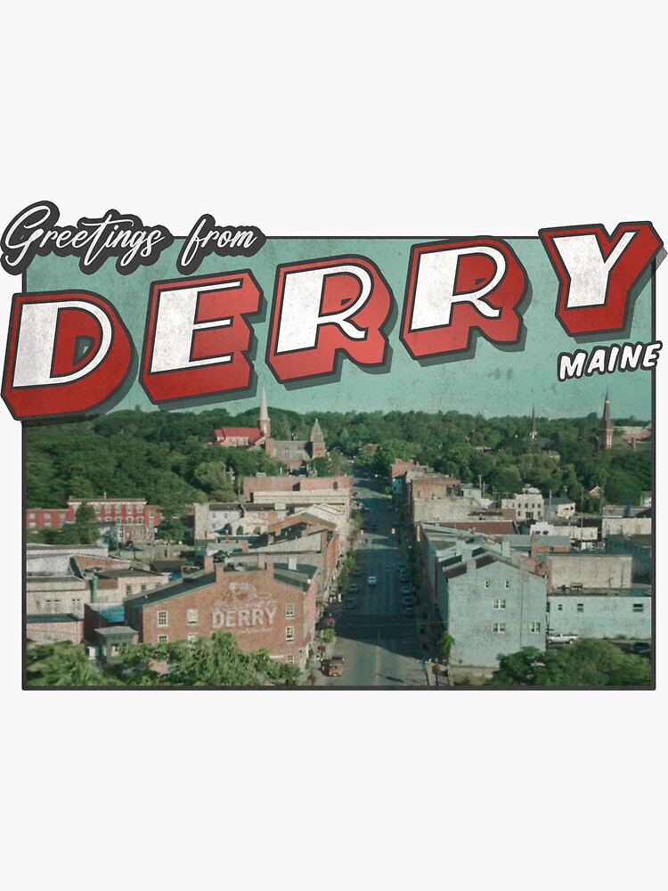 "It Inspired 'Greetings from Derry' Vintage / Retro Postcard Weathered ...