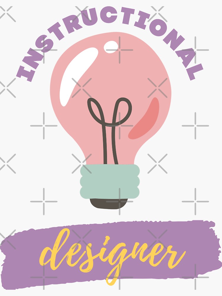 "Instructional Designer" Sticker for Sale by numberoneflan | Redbubble